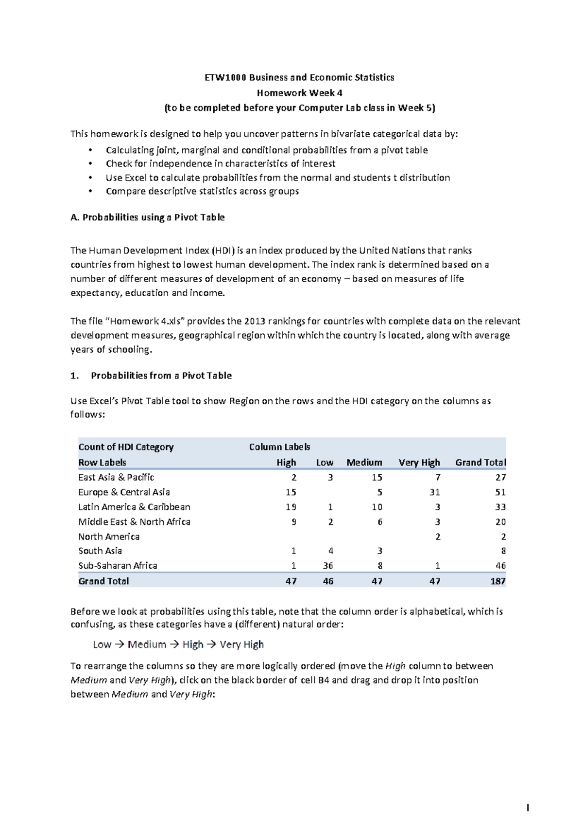 Homework 4 - Tutorial 2020 S1 - ETW1000 Business and Economic ...