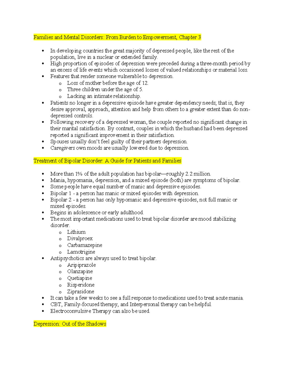 Session 6 Notes - Summary Assessment And Engagement In Clinical Social ...