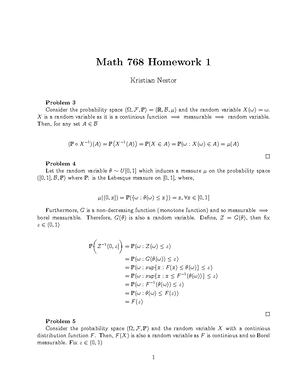 Solutions Introduction to Mathematical Statistics Kristian Nestor ...