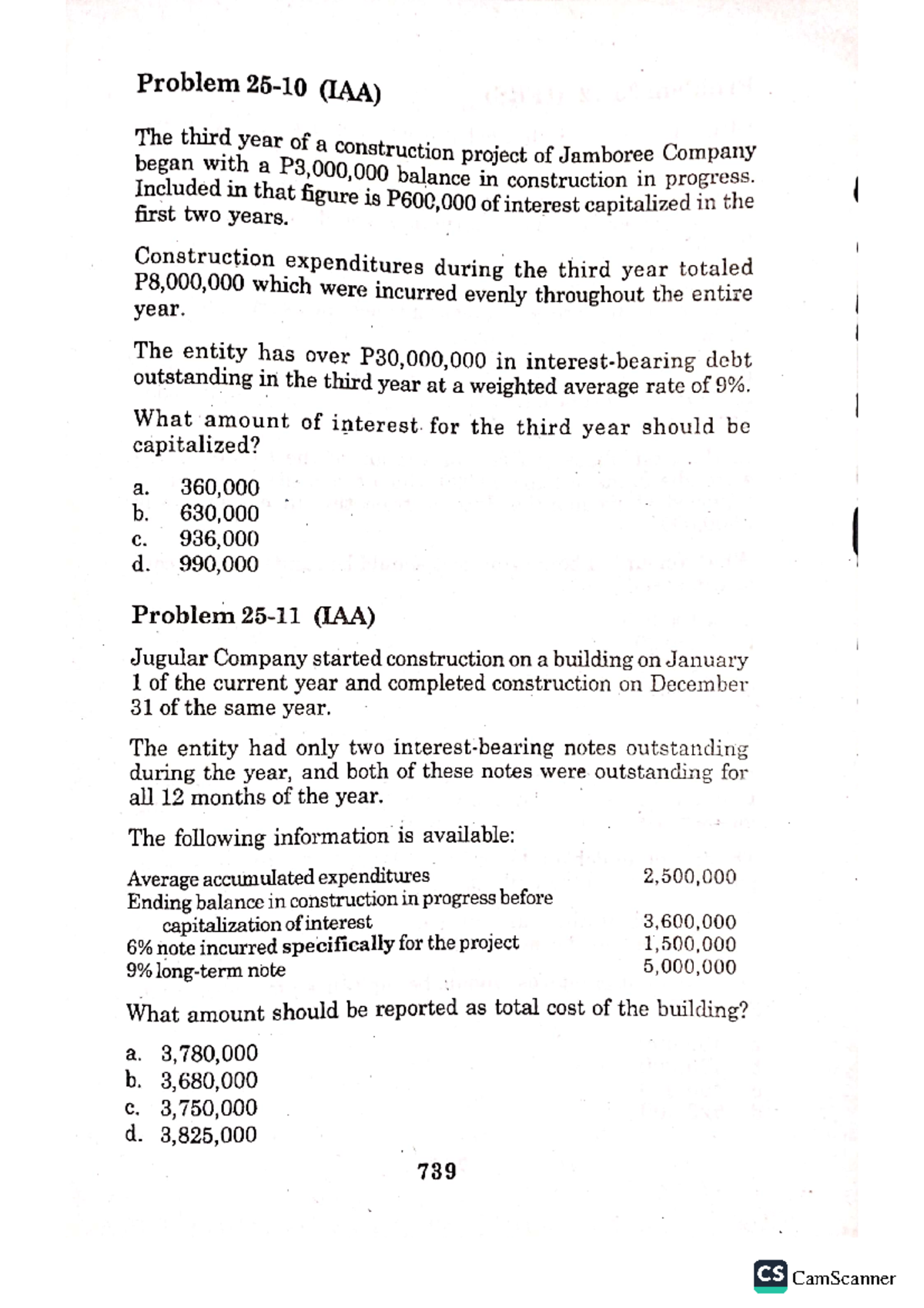 Problem 25 - Intermediate Accounting (Volume One) 2021 Edition Author ...