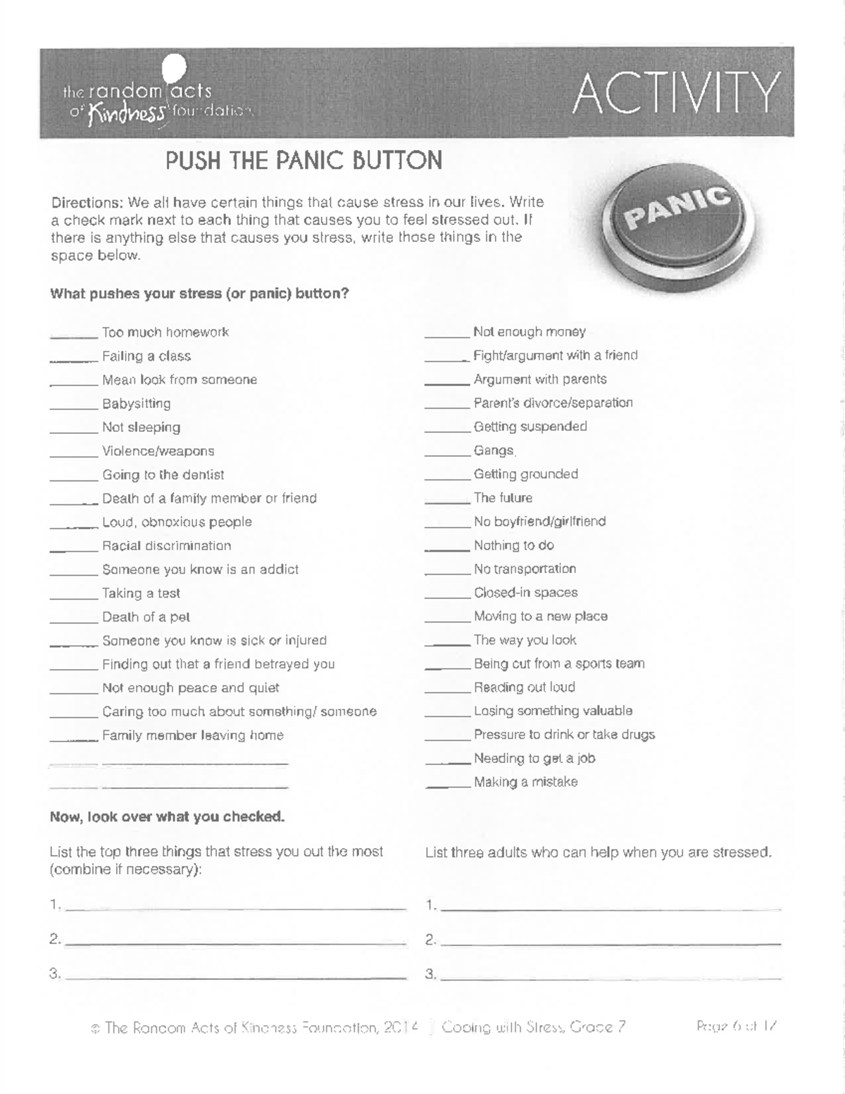 Push the panic button - NURS 214 - Studocu