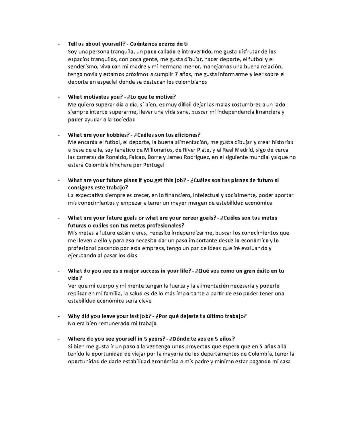 GAI1 240202501 AA3 EV02 - Tell us about yourself? - Cuéntanos acerca de ...