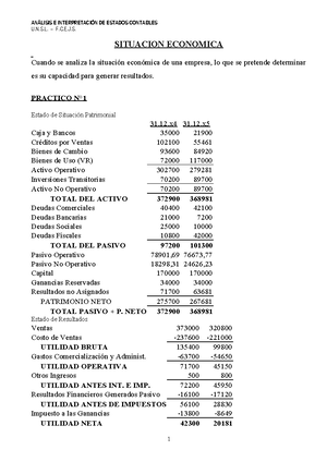 Resumen Analisis EC - AN¡LISIS E INTERPRETACI”N DE ESTADOS CONTABLES 1 CapÌtulo 1 – Contabilidad ...
