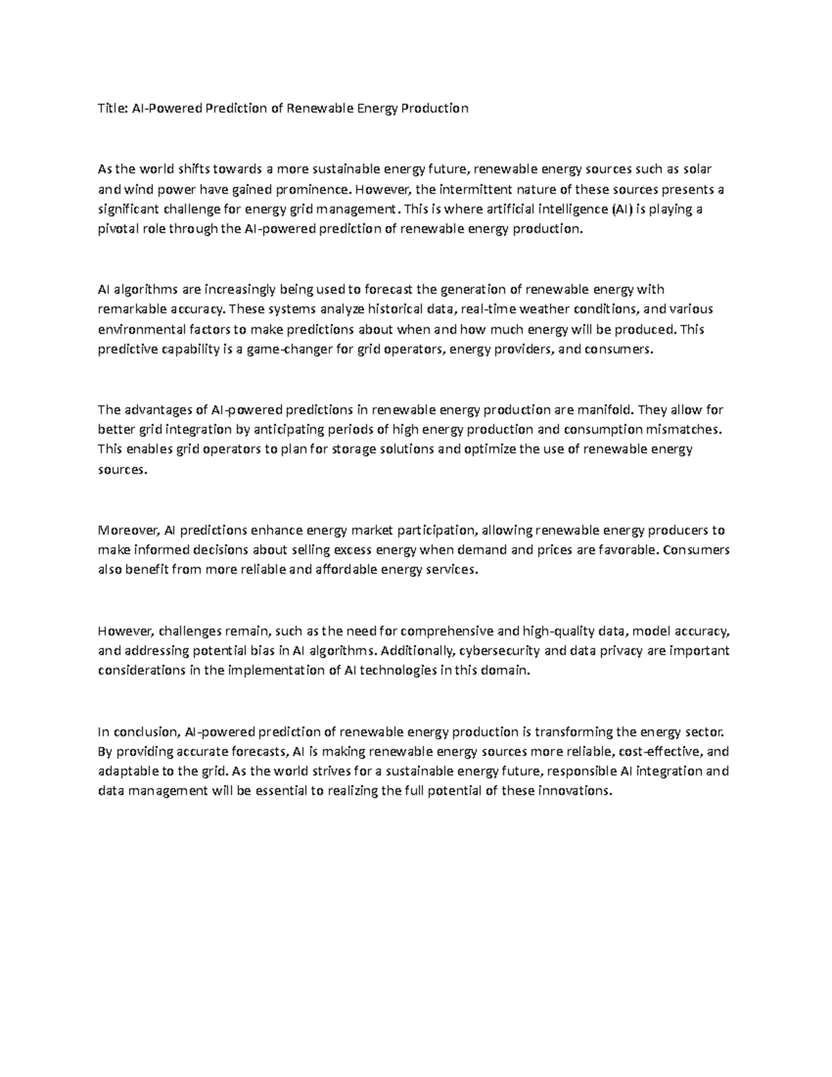 Title 34 - Artificial Intelligence (AI) has emerged as a transformative force in the rail ...