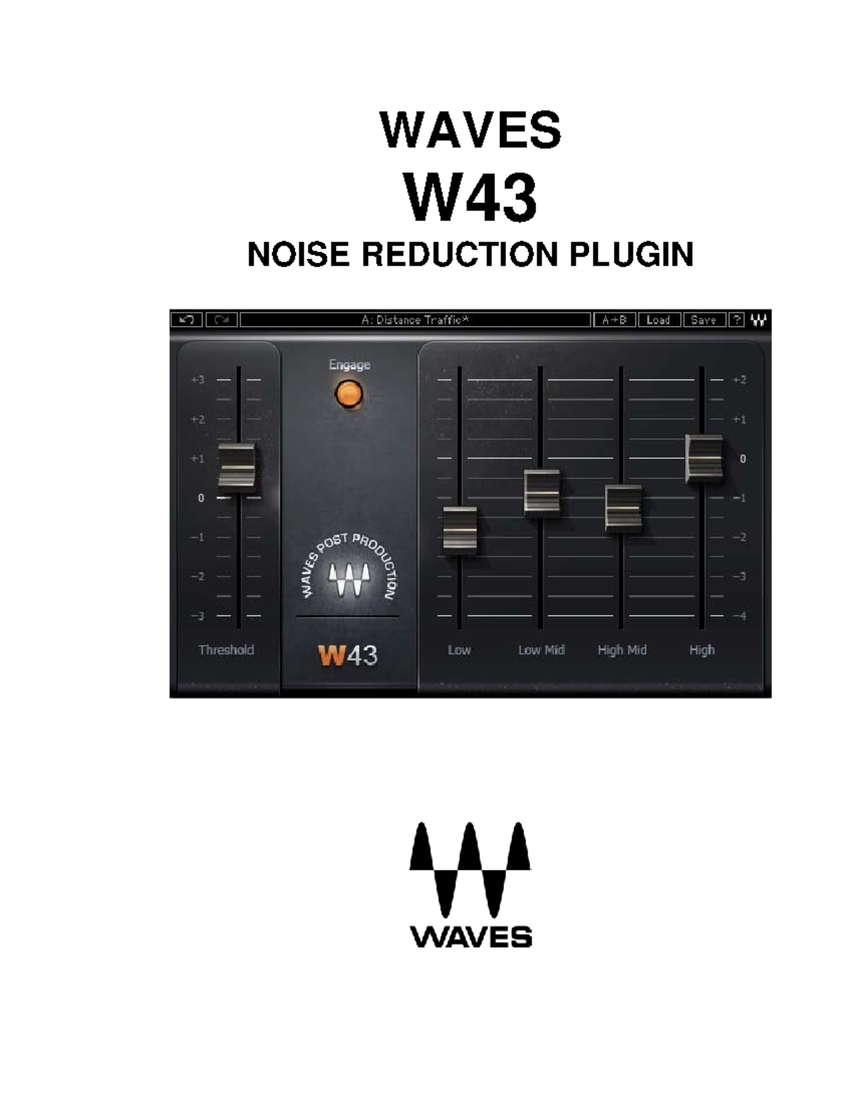 W43 - efvqefqvefv - WAVES W NOISE REDUCTION PLUGIN TABLE OF CONTENTS ...