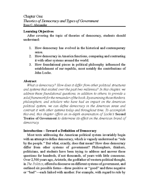 Textbook Chapter 2 - Chapter Two The U. Constitution Ross C. Alexander Learning Objectives After ...