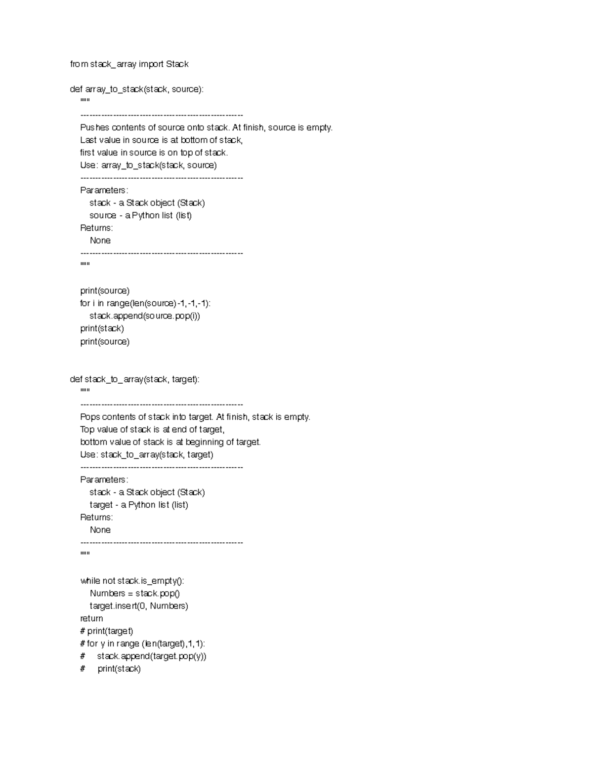 Utilities - This is the assignment of CP164. - from stack_array import Stack def - Studocu