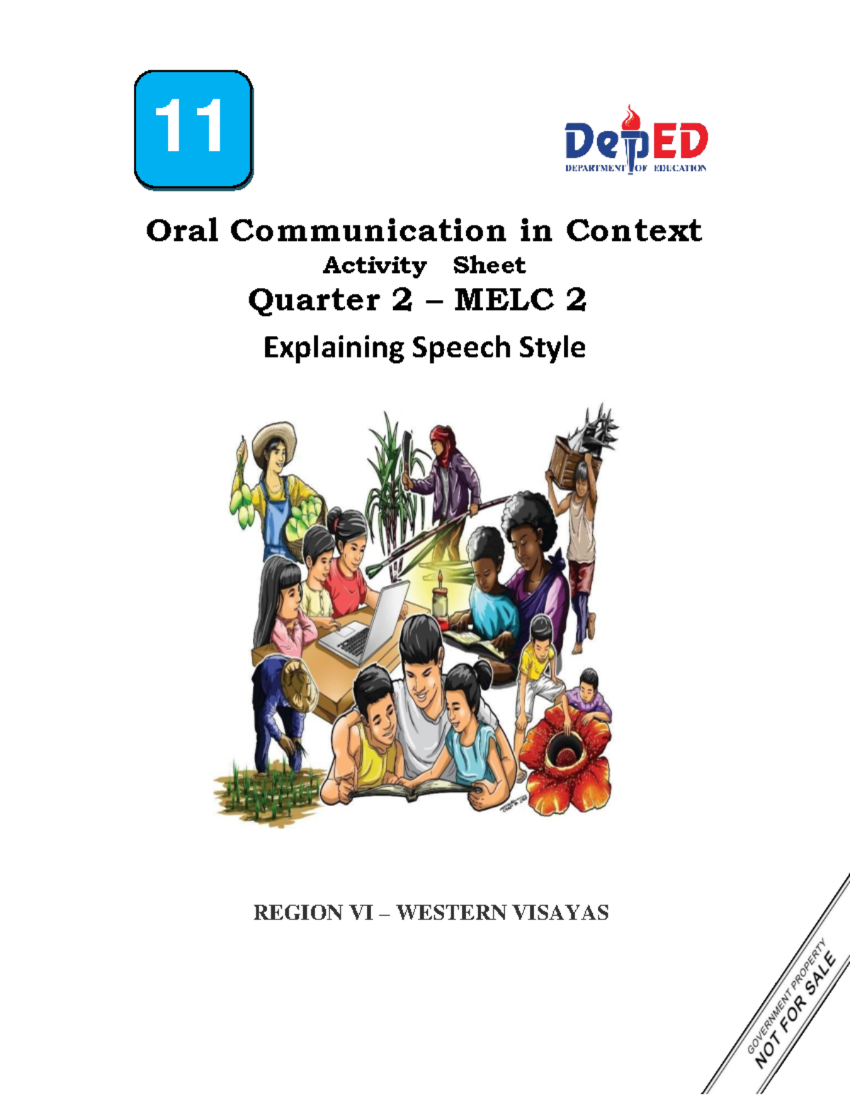 OC LAS Q2 Wk3 MELC2 - N/A - Oral Communication in Context Activity ...