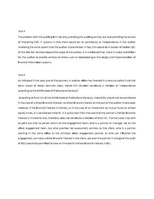 MFI Tutorial 3 - practice materials - Explain how securities firms ...