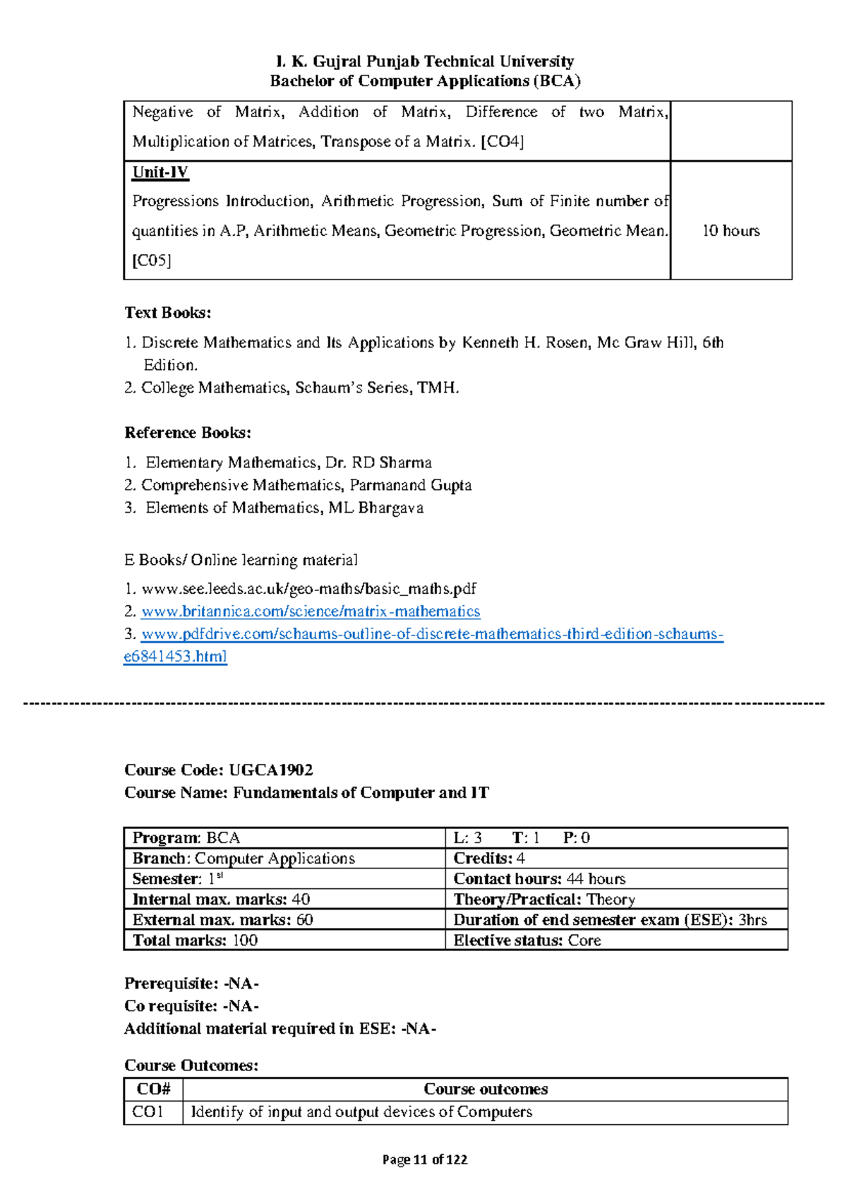 BCA-2021 - bca notes - I. K. Gujral Punjab Technical University ...
