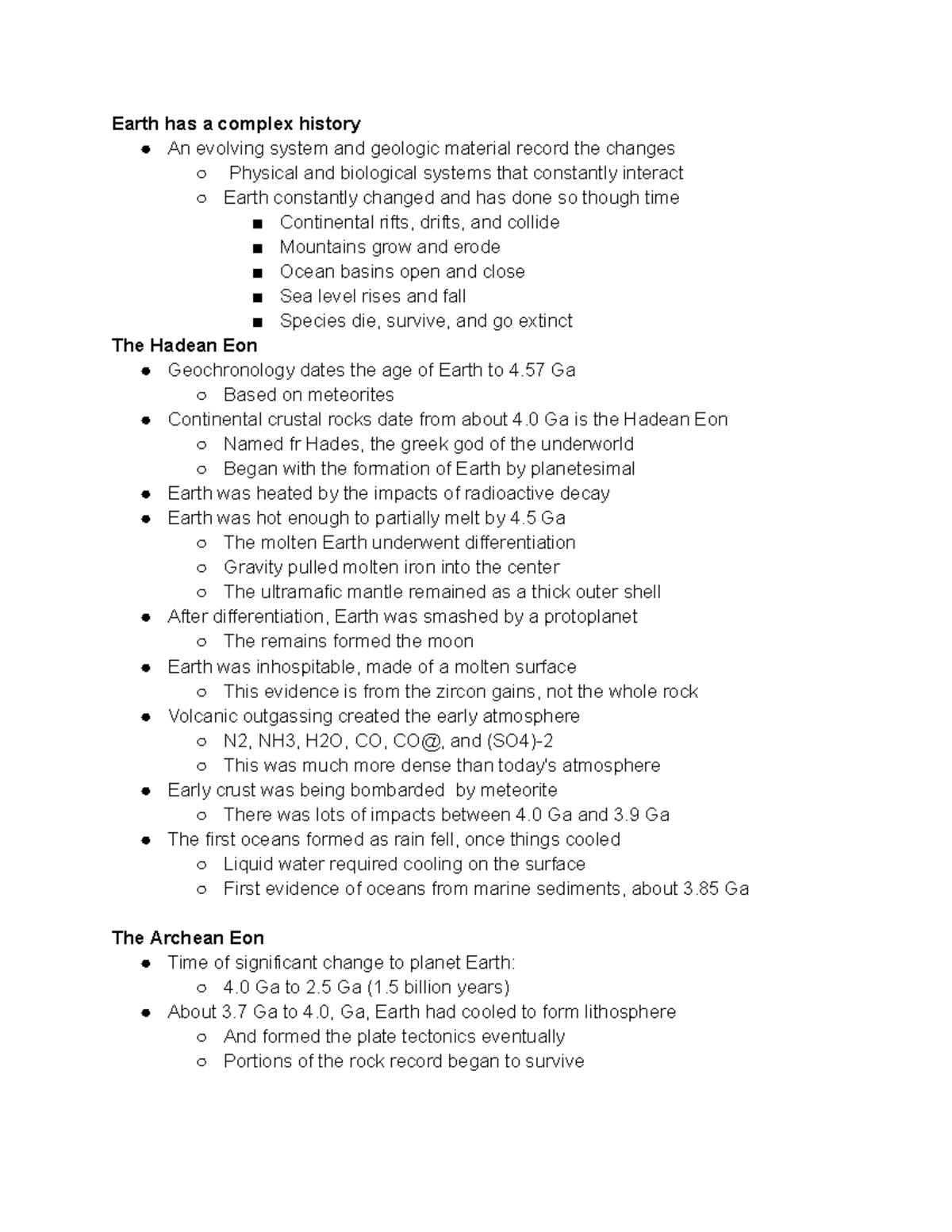 Geology Ch 4- Geological Time pt. 2 - Earth has a complex history An ...