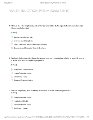 NCM 102 Health Education Module - Principles and Theories in Teaching ...