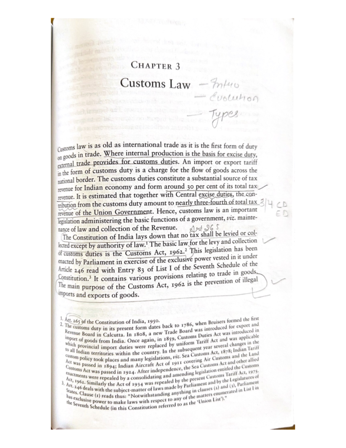 Customs Law - None - Constitutional Law - Studocu