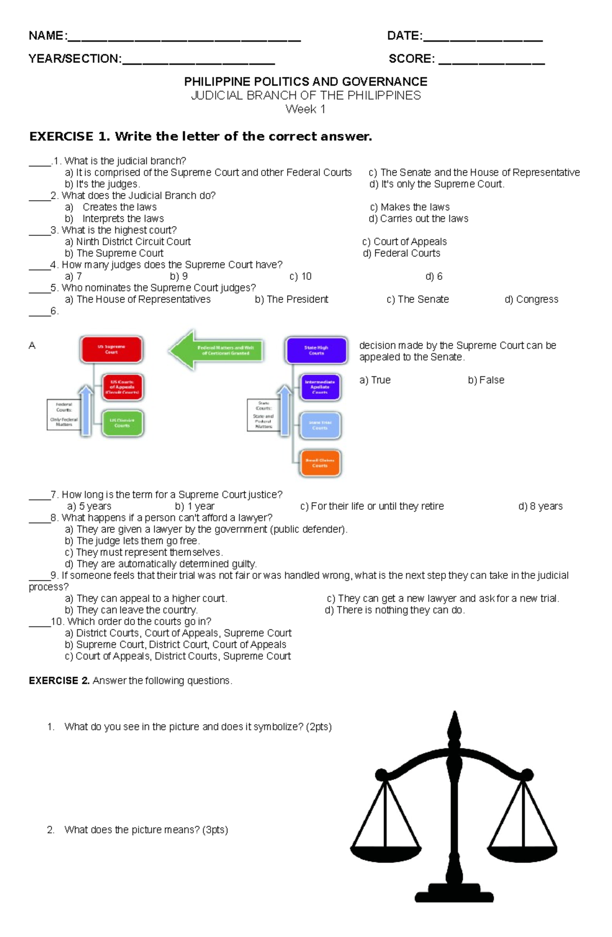 WEEK 1- Activity Sheets - NAME:___________________________________ DATE