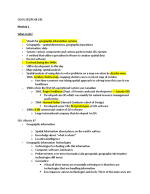 P11 - GEOG 281 Assignment Answer - Geog 281 - Studocu