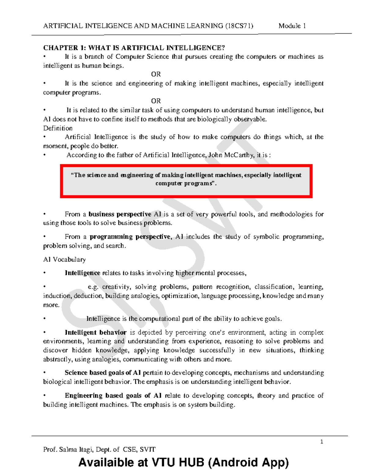 2093 1673342205673 - ..... - 1 Prof. Salma Itagi, Dept. of CSE, SVIT CHAPTER 1: WHAT IS ...