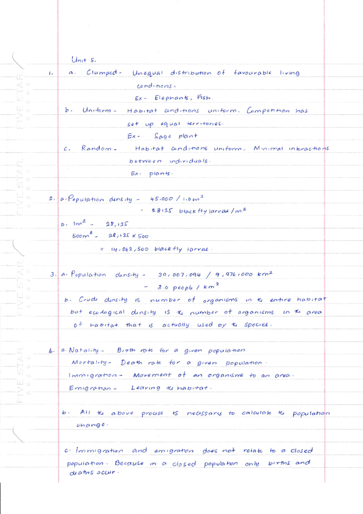 Unit 5 review questions and answers. - Studocu
