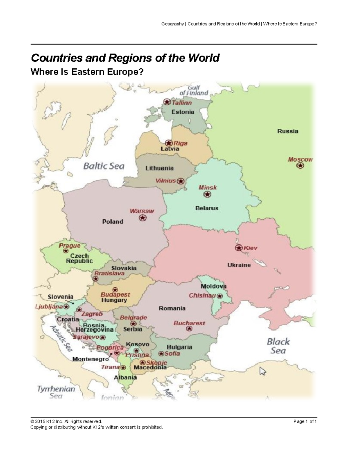 45831 - english - ENGL101 - Geography | Countries and Regions of the ...