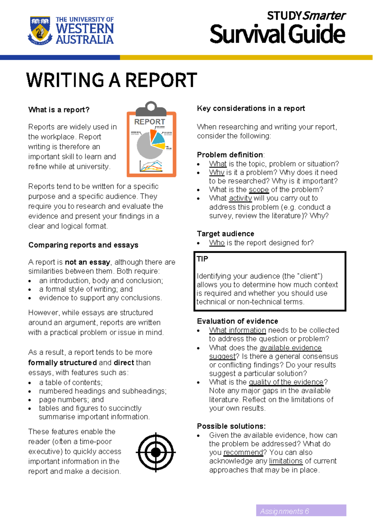 A6 Writing a Report - REPORT ===-=· ti•==-= i!!I ::: STUDYSmarter ...