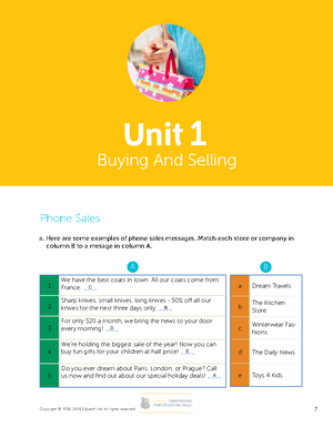 Basic 3 Workbook Unit 7 - Ingles - Basic 3 Unit 3 “Hello Dear, I’m ...