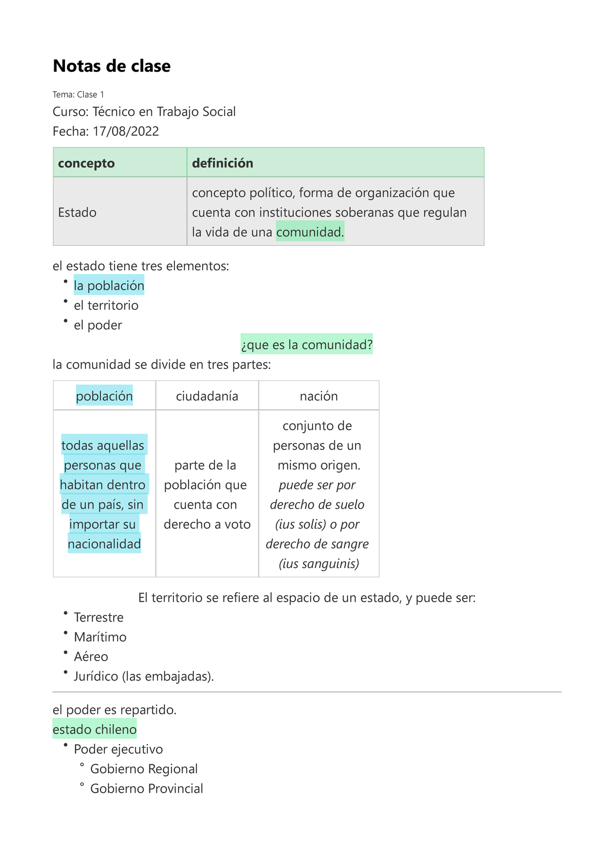 Notas de clase politicas publicas - Notas de clase Tema: Clase 1 Curso ...