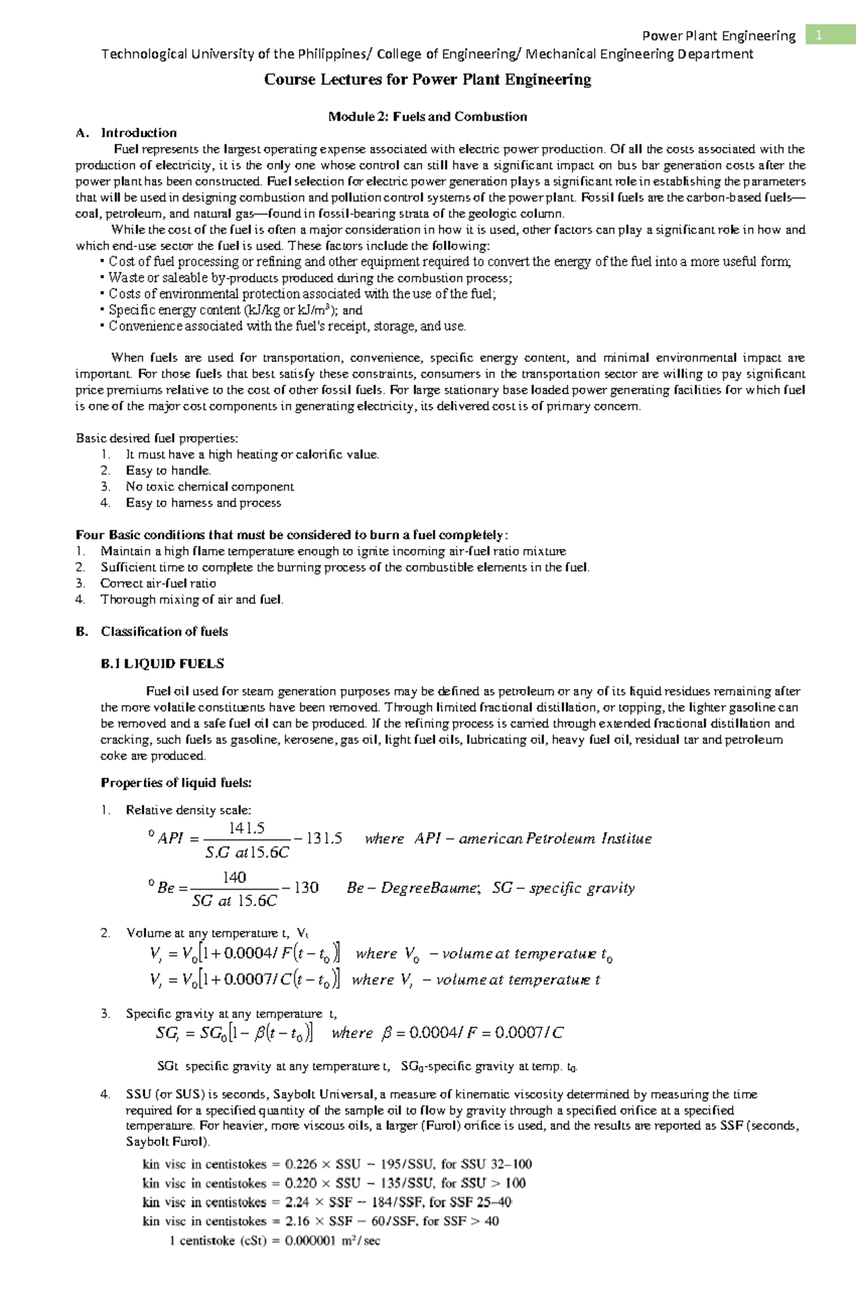 POWER PLANT PRACTISE PROBLEM SOLVING DIESEL POWER PLANT FOR MECHANICAL ...