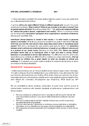 DPR3701 - Public relations - DIPLOMA IN PUBLIC RELATIONS MODULE CODE: DPR ASSIGNMENT NO: UNIQUE ...