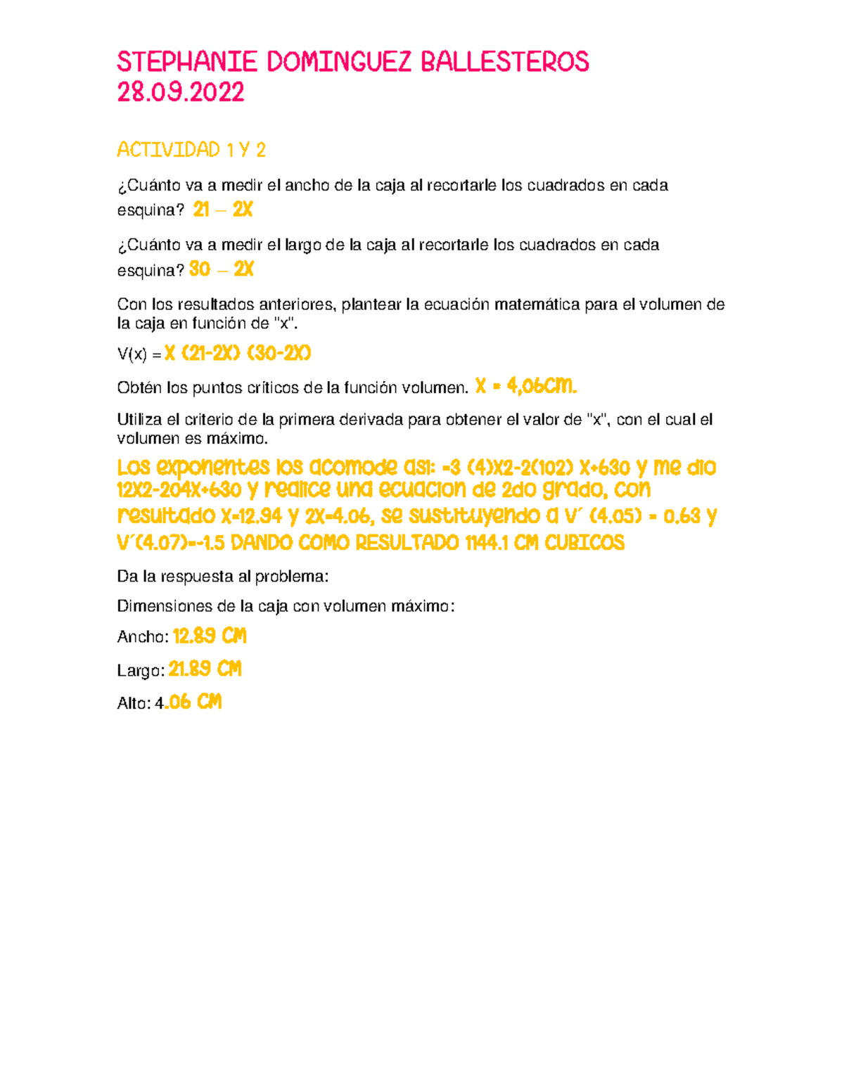 ACT 3 Stephanie Domiguez - STEPHANIE DOMINGUEZ BALLESTEROS 28 ...