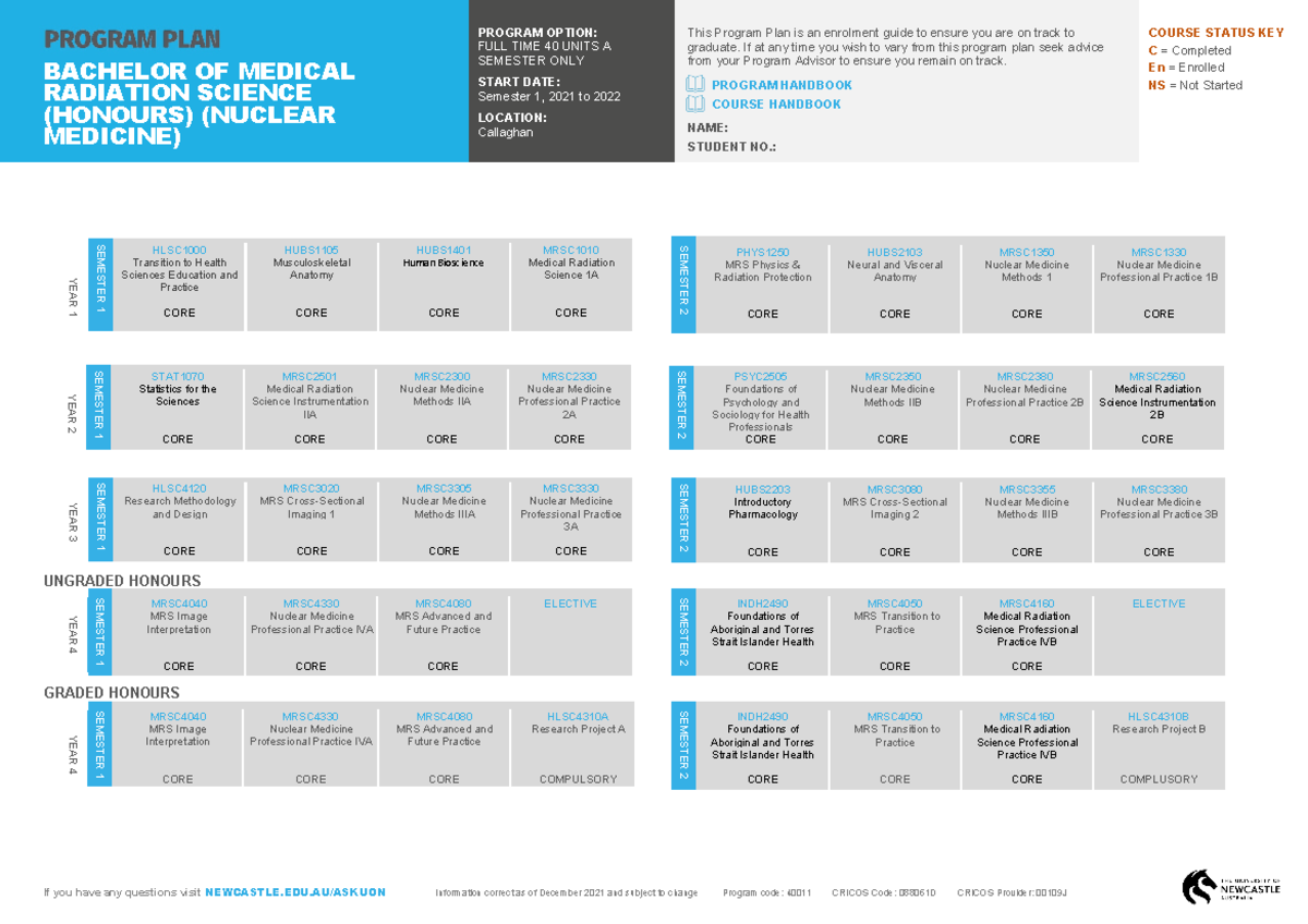 40011 B MRS hons NM S1 2021-2022 updated-4 - CHEM1010 - UoN - Studocu