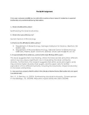Pre-Lab #8 Assignment-1 - Pre-laboratory Assignment #8 (5 points) This ...