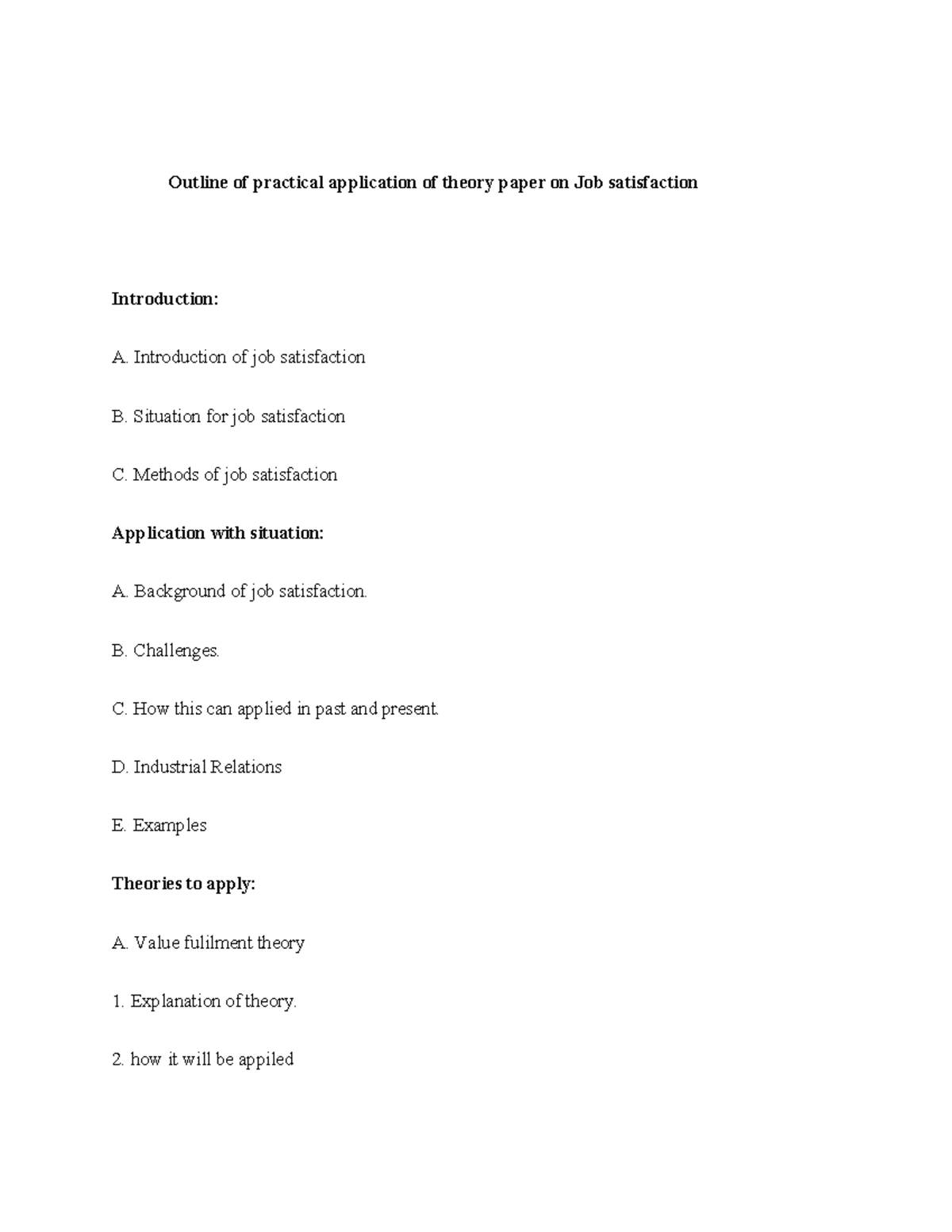 Annotated-job%20satisfaction.outline.rtf - Outline of practical ...