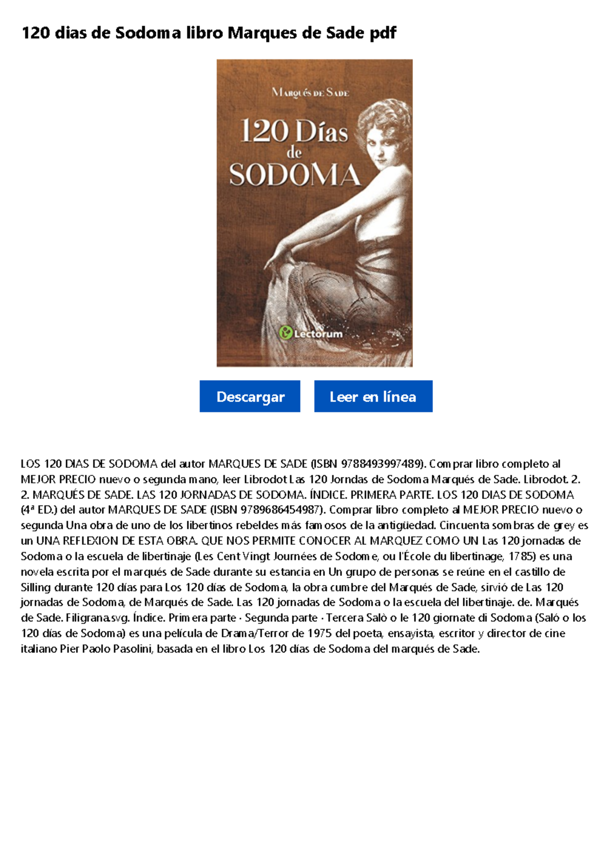 120-dias-de-sodoma compress - 120 dias de Sodoma libro Marques de Sade pdf Descargar Leer en ...