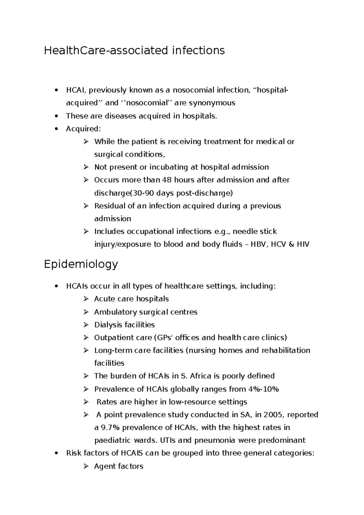 Health Care - HealthCare-associated infections HCAI, previously known ...