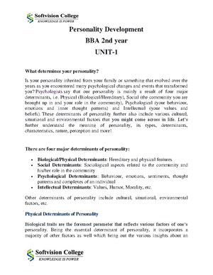 BBA 1st Year-Communication Skills Notes (NEP)-Prof. Shraddha Sengar ...