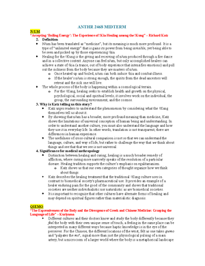 ANTHR 2468 Ethnomedicine - Intro: Medicine, Culture, and Society ...