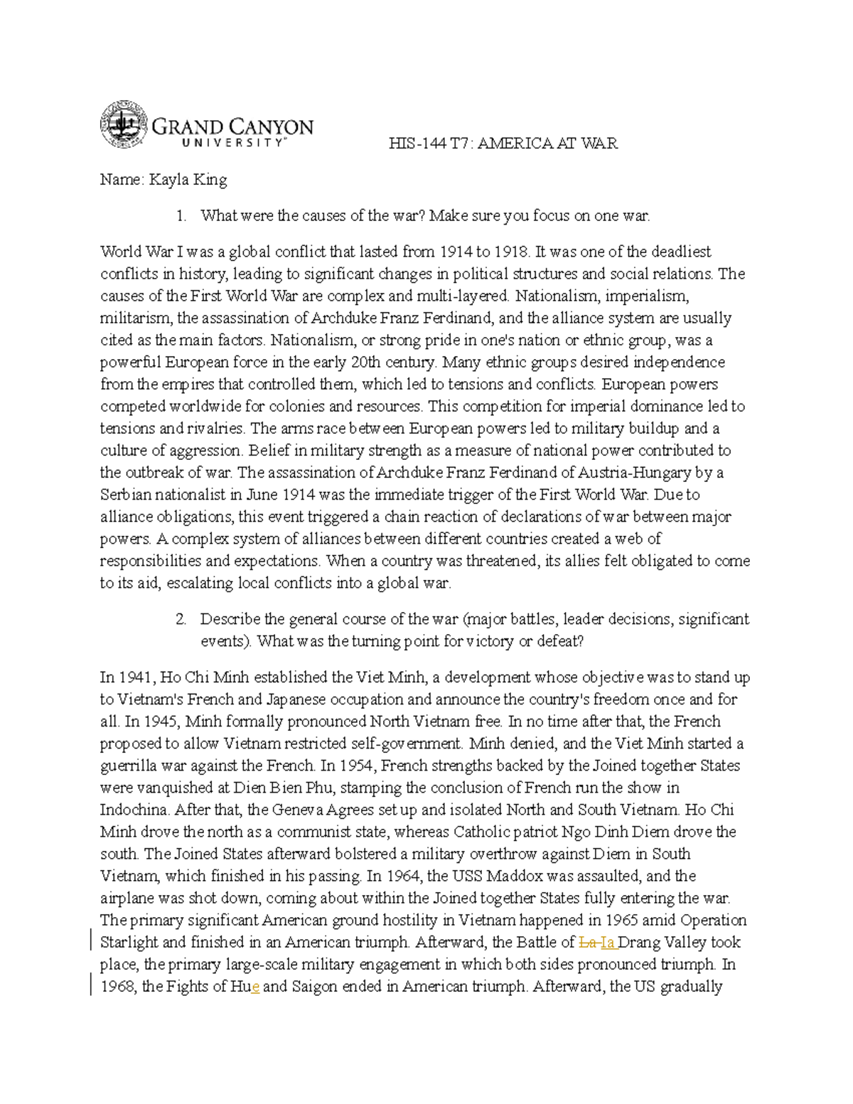 HIS-144-RS-America at War Worksheet (18) - HIS-144 T7: AMERICA AT WAR ...