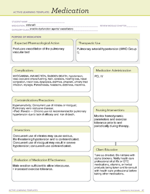 Active Learning Template medication Tranexamic acid - ACTIVE LEARNING ...