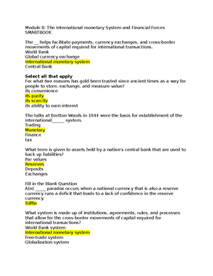 CBA 300 Exam 1 - Study Guide - CHAPTER 1 What is international business ...