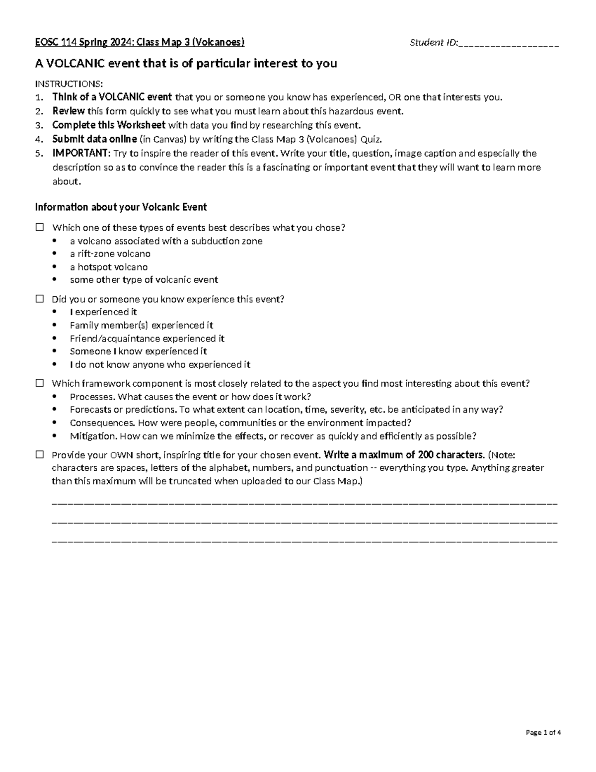 EOSC114 Class Map3-Volcanoes - EOSC 114 Spring 2024: Class Map 3 ...