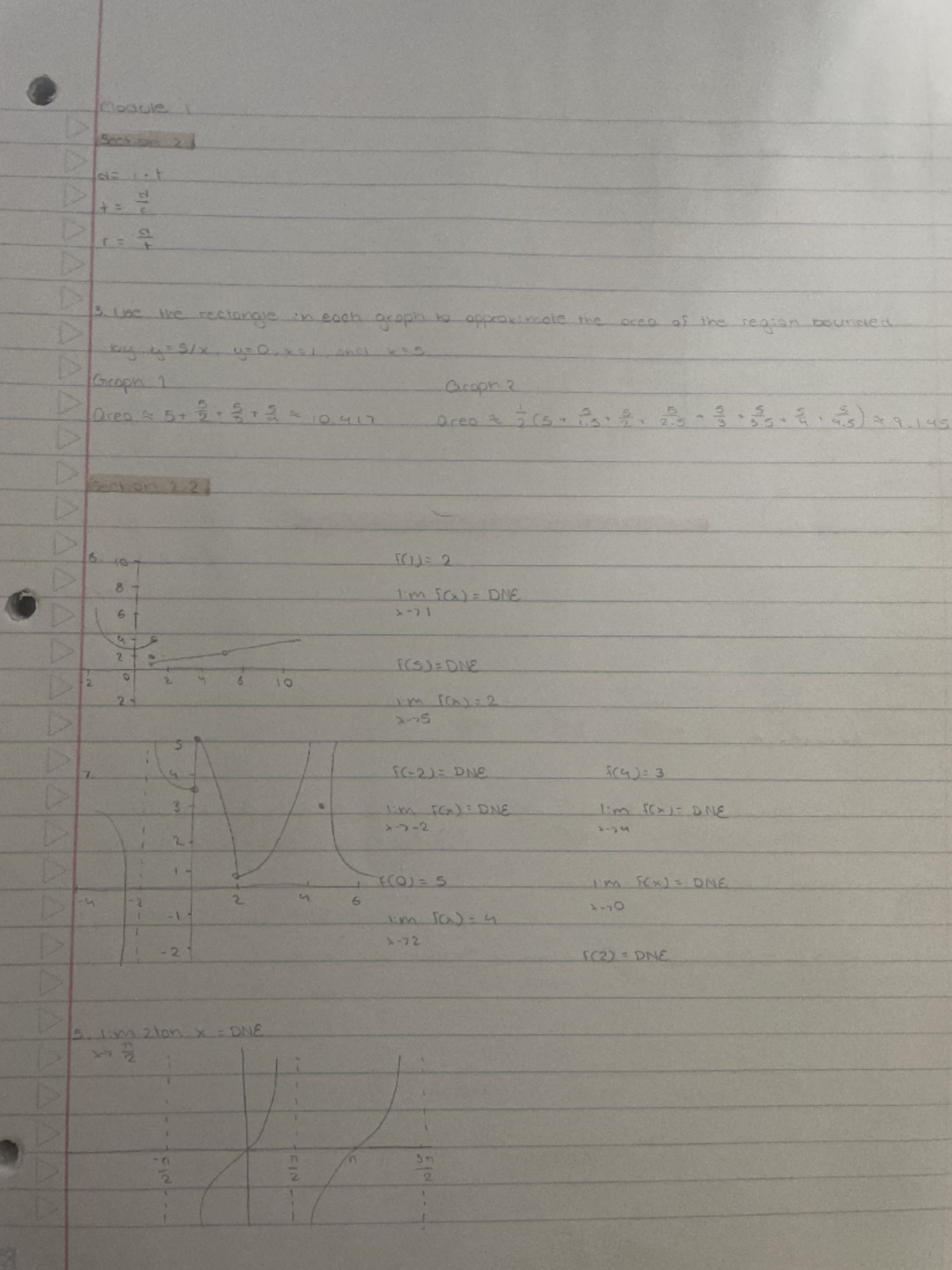Img 4531 Calculus 1 Lecture Notes And Work Mac 2311 Studocu