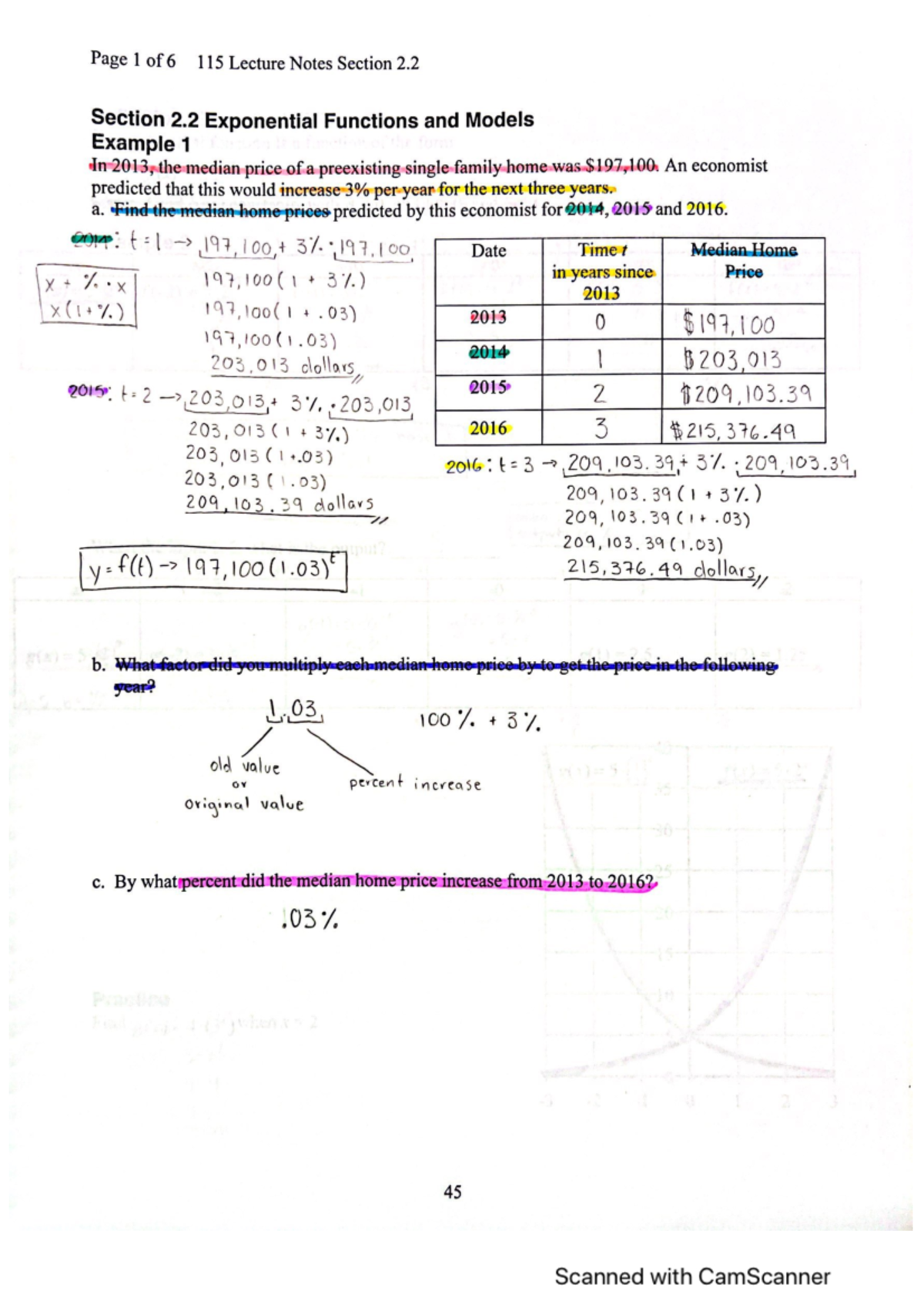 MATH 115 Section 2 2 Exponential Functions And Models MATH 115Z Studocu