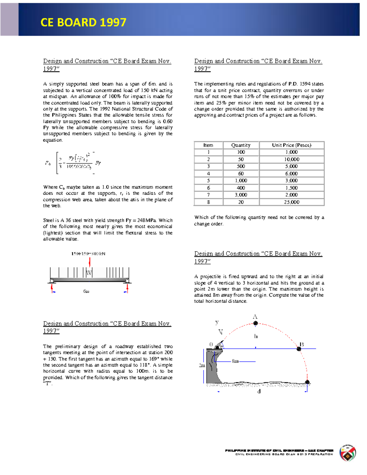 Toaz - Tests - PHILIPPINE INSTITUTE OF CIVIL ENGINEERS – UAE CHAPTER ...