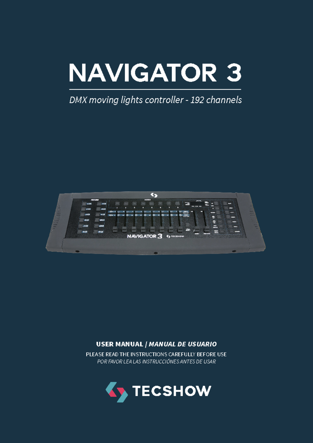 Navigator 3 manual - P. 1 | Tecshow Navigator 3 NAVIGATOR 3 DMX moving ...
