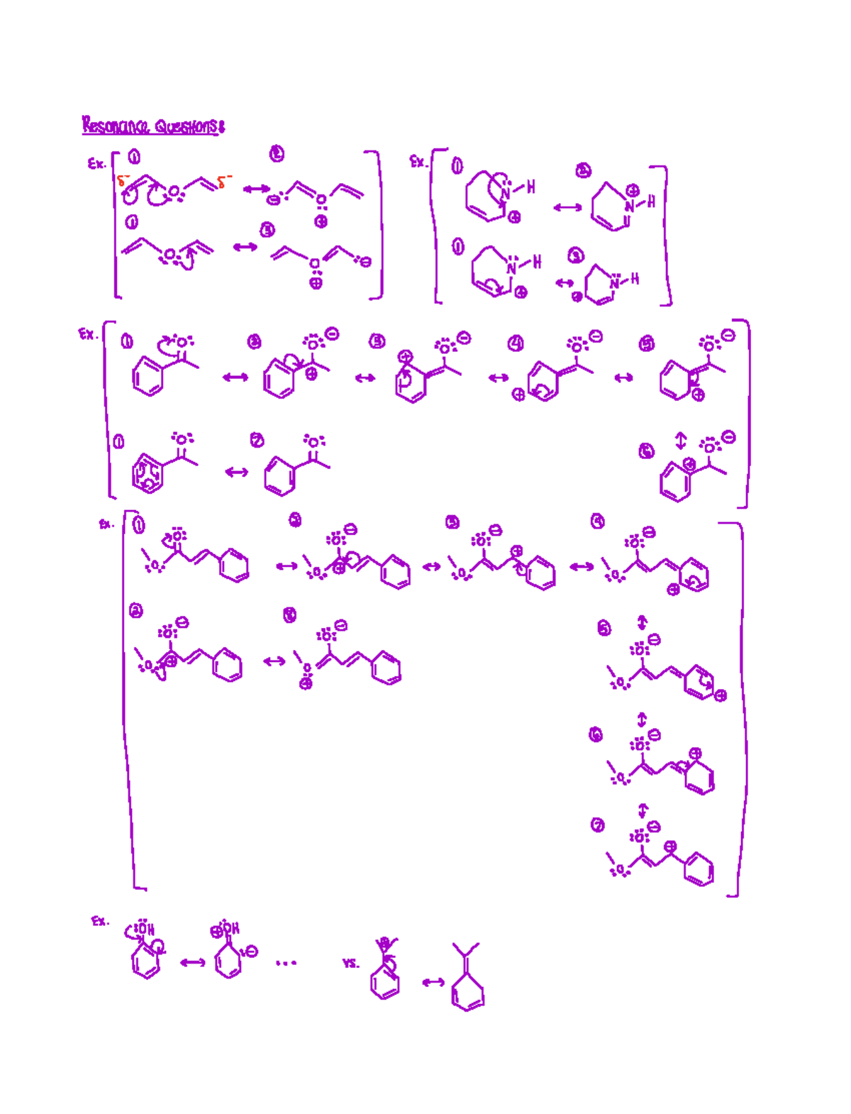 Resonance and Reaction Mechanisms (A.R.I.O.) - NSCI 3021 - Studocu