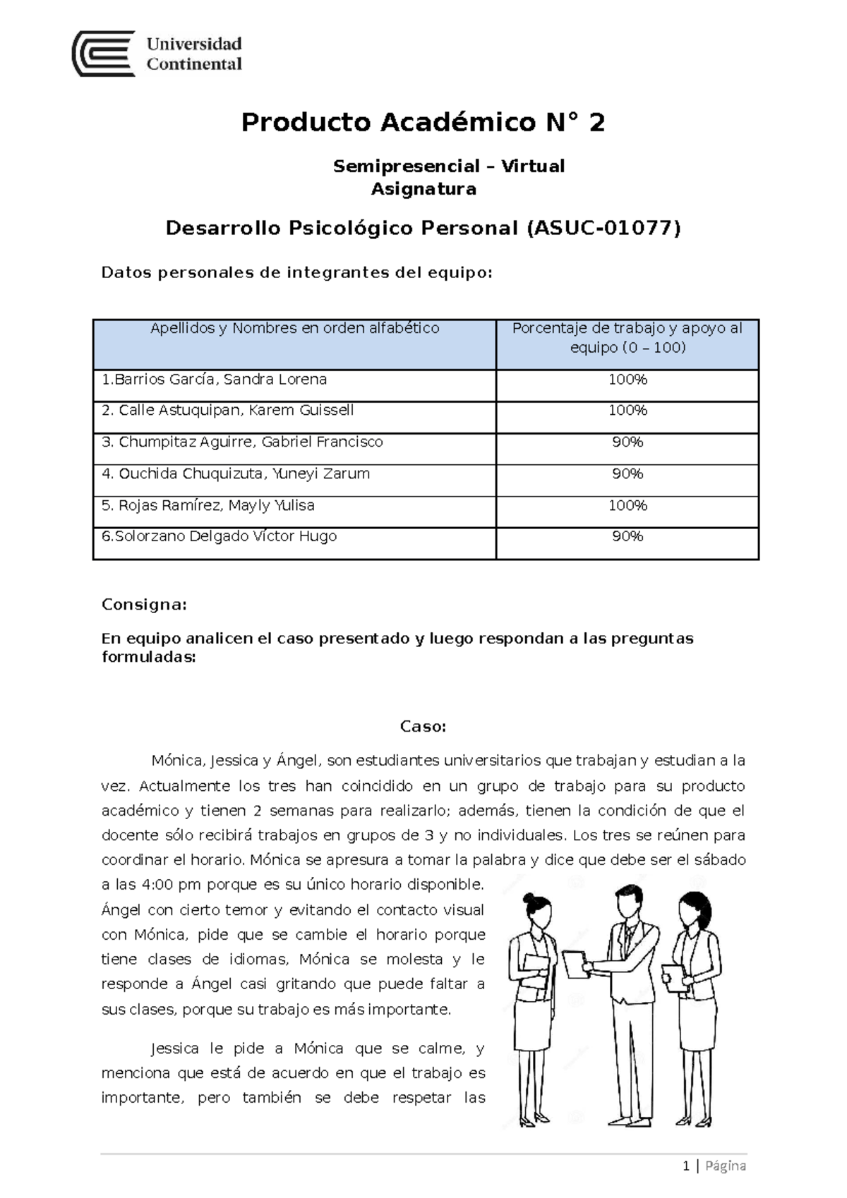 Equipo N° 07 PA2 - Practica - Producto Académico N° 2 Semipresencial – Virtual Asignatura ...