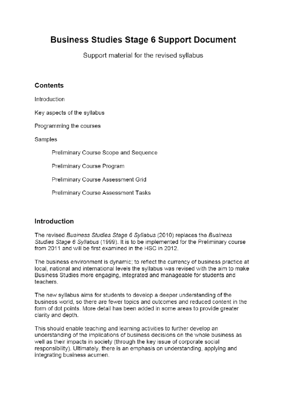 Business Studies Stage 6 Support Document - PDF Free Download - EDSS979 ...