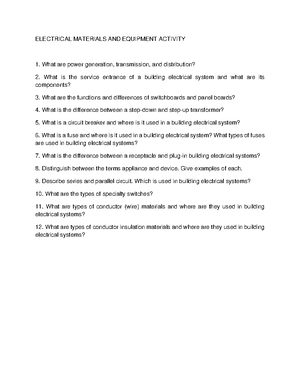 Electrical Design Principles - ELECTRICAL DESIGN PRINCIPLES Electrical ...