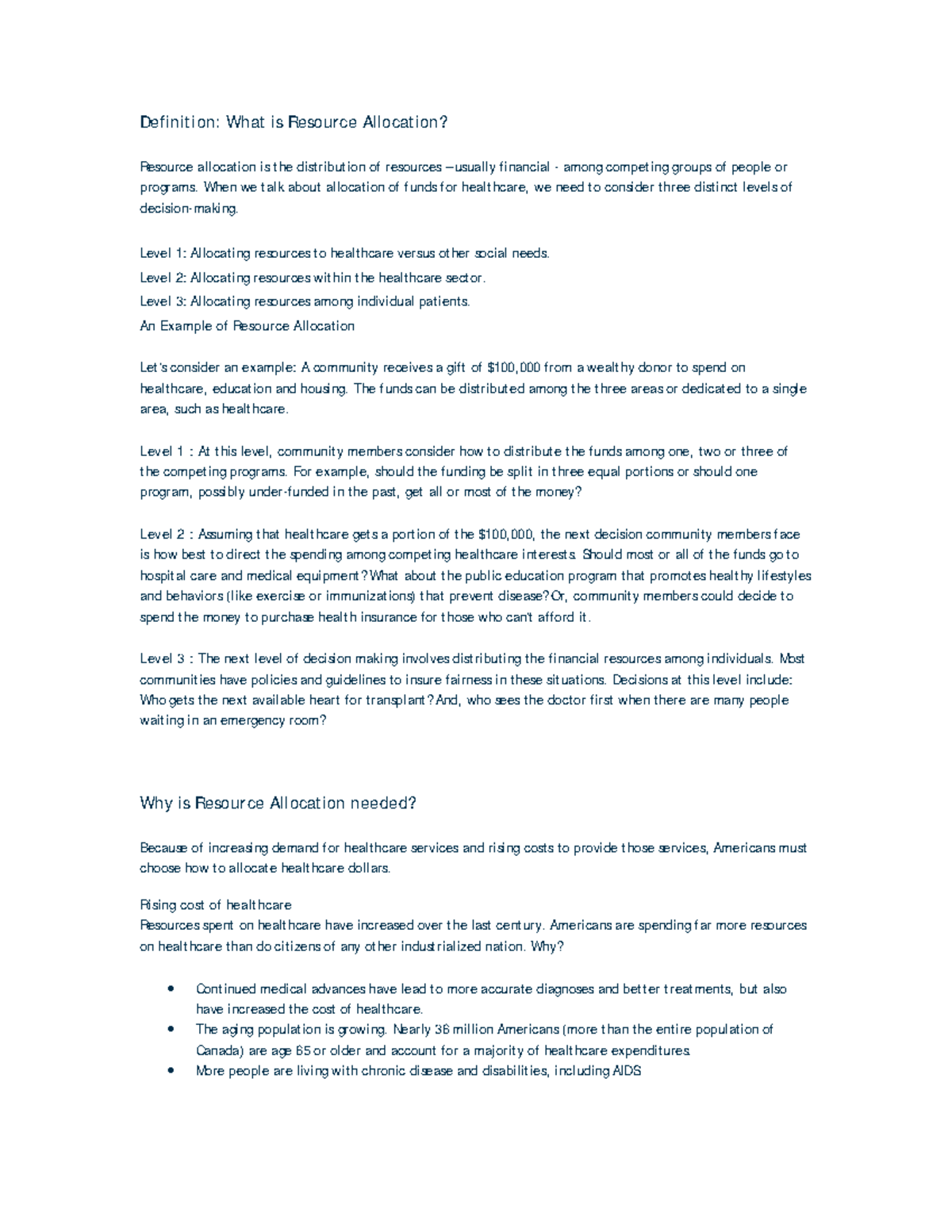 Resource allocation - .... - Definition: What is Resource Allocation ...