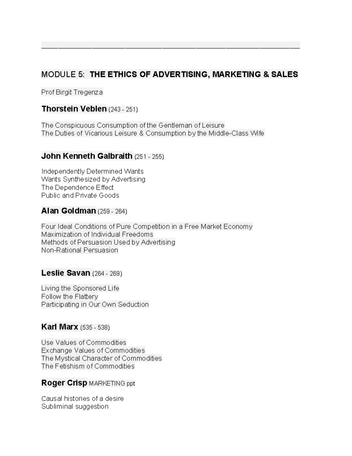 Module 5 Study Guide