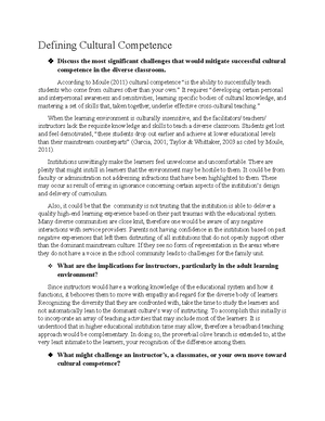 ED5342 u02d02 - Fostering Cultural Sensitivity and Appreciation ...